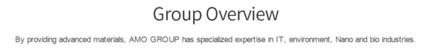 Group Overview – AMOTECH